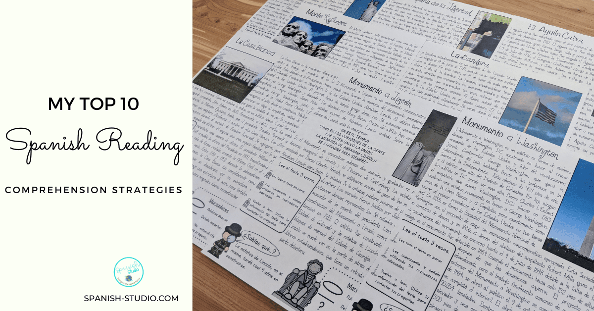 My Top 10 Spanish Reading Comprehension strategies - Spanish Studio