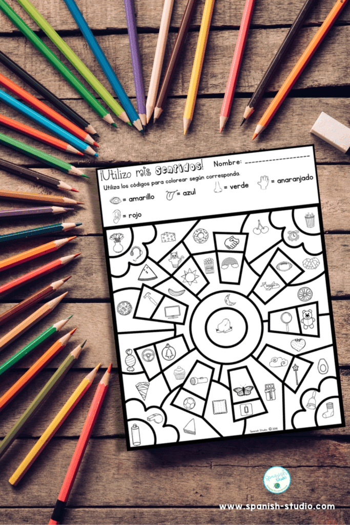 10 Five Senses in Spanish Activities for the Spanish Classroom