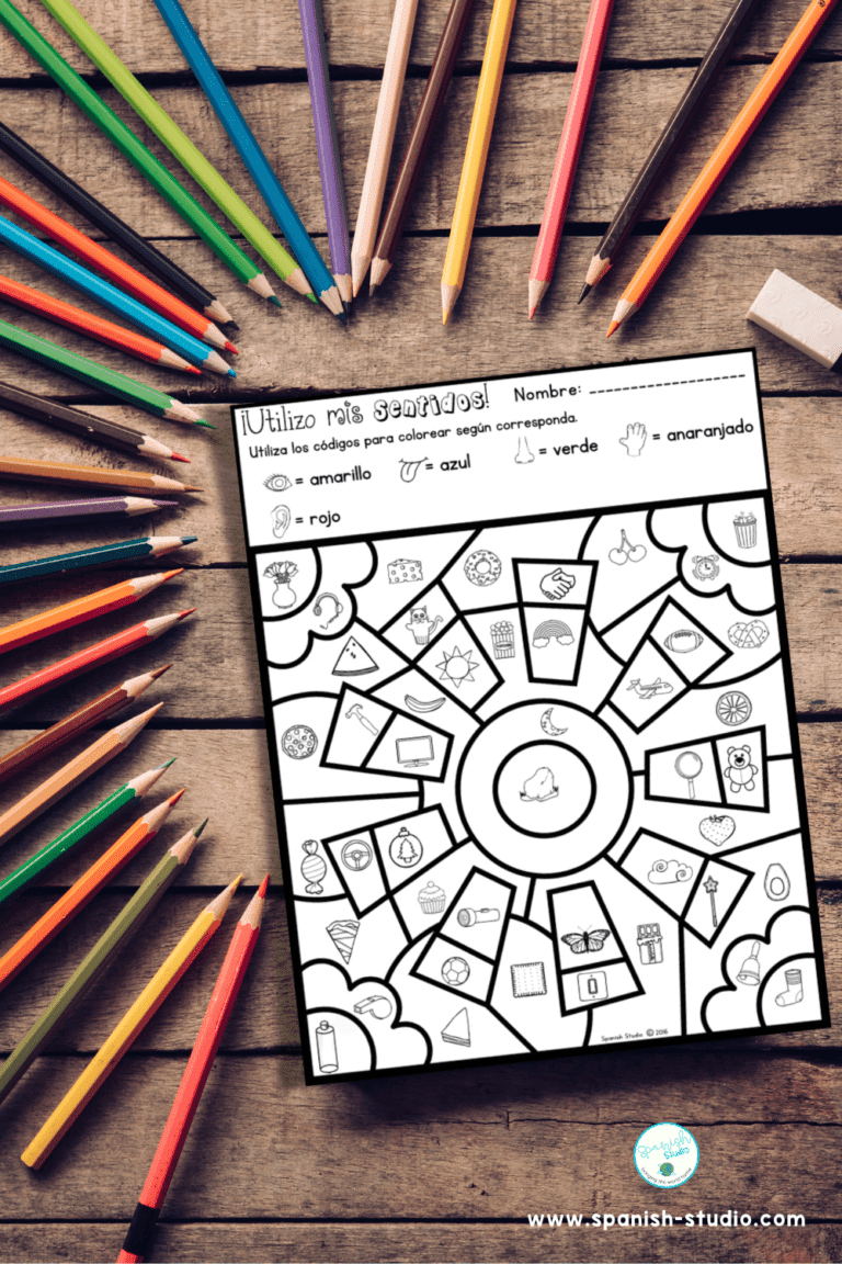 10 Five Senses in Spanish Activities for the Spanish Classroom