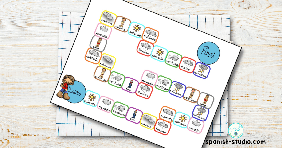 Weather in Spanish Activities for the Spanish Classroom - Spanish Studio