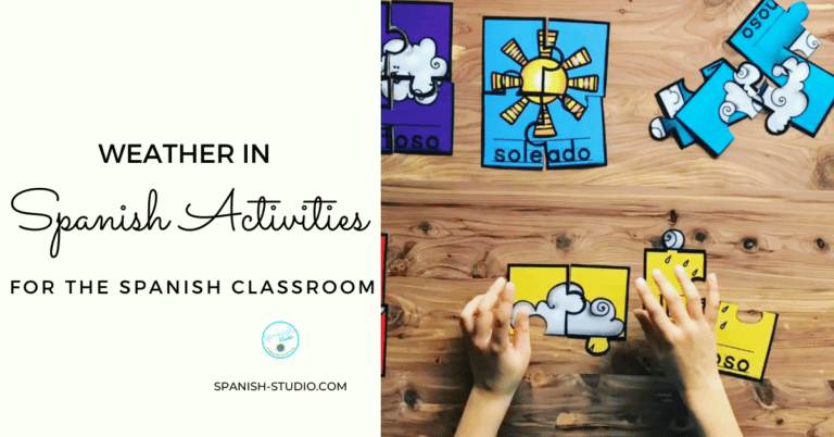 Weather in Spanish Activities for the Spanish Classroom