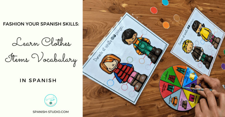 Fashion Your Spanish Skills: Learn Clothes Items Vocabulary in Spanish ...