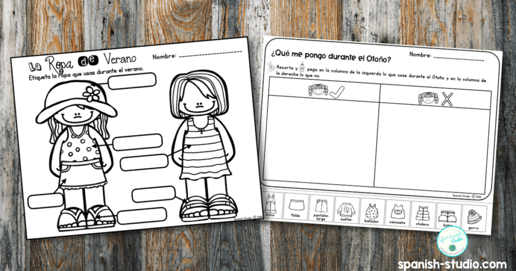 Fashion Your Spanish Skills: Learn Clothes Items Vocabulary in Spanish ...