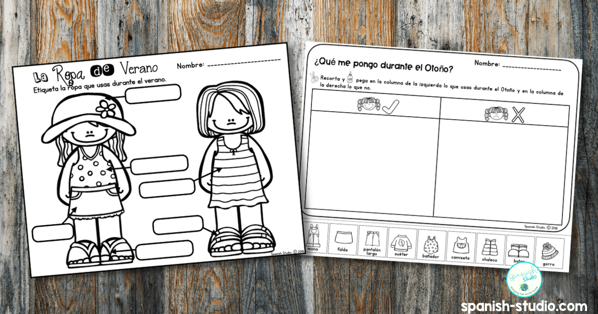 Fashion Your Spanish Skills: Learn Clothes Items Vocabulary in Spanish ...