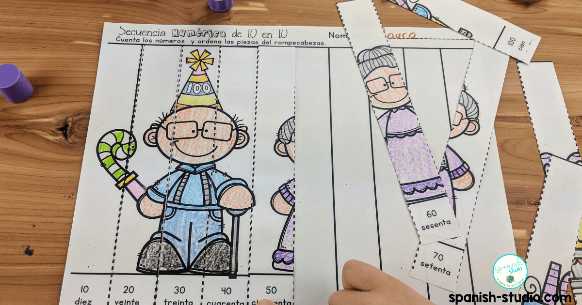 100 Days of School: A Bilingual Adventure! - Spanish Studio