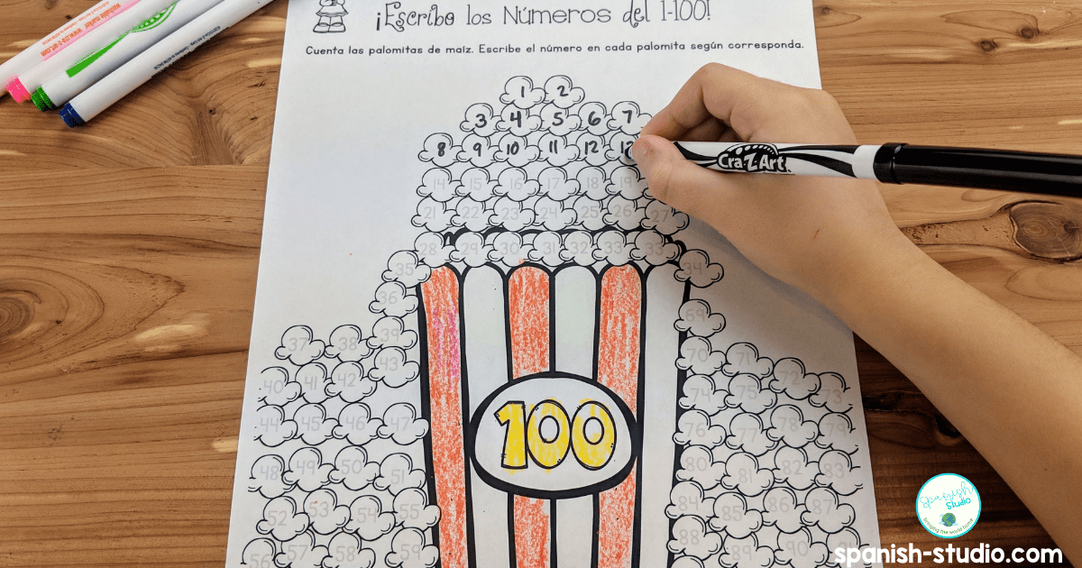 100 Days of School: A Bilingual Adventure! - Spanish Studio