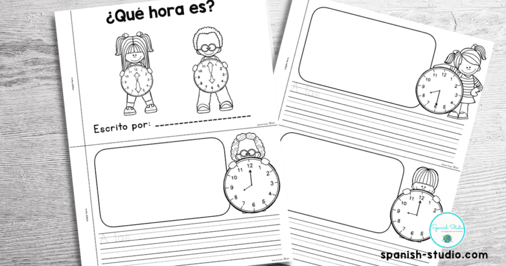 3 Savvy Ways to Teach Telling Time in Spanish - Spanish Studio